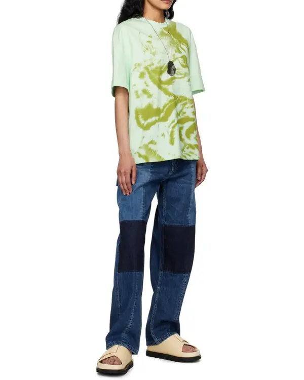 JIL SANDER Patchwork Straight-leg Jeans