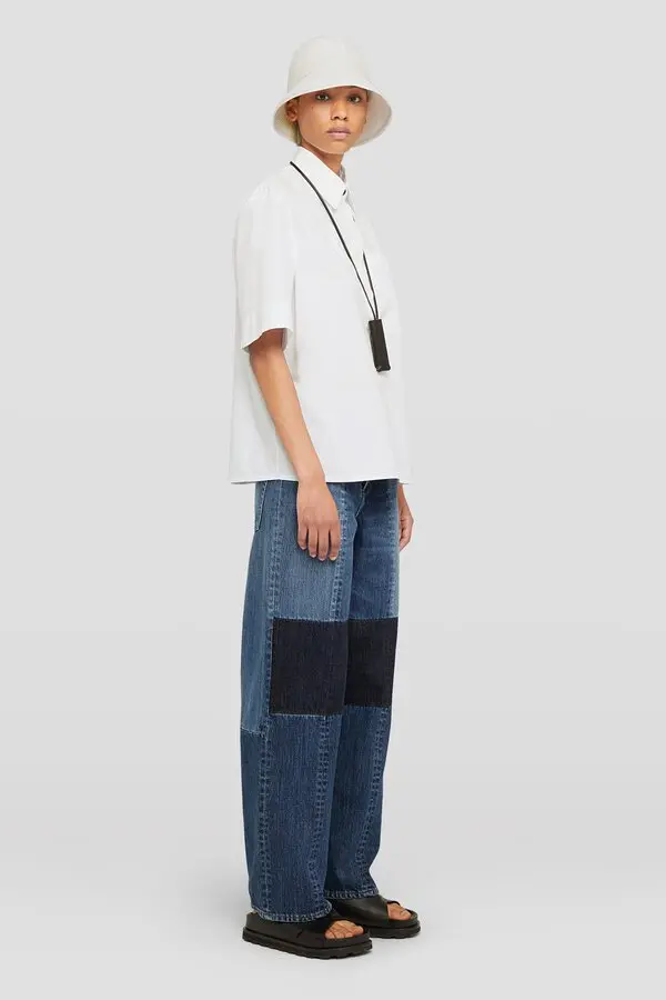 JIL SANDER Patchwork Straight-leg Jeans