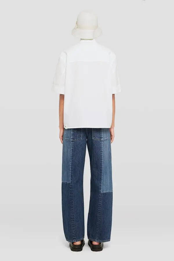 JIL SANDER Patchwork Straight-leg Jeans