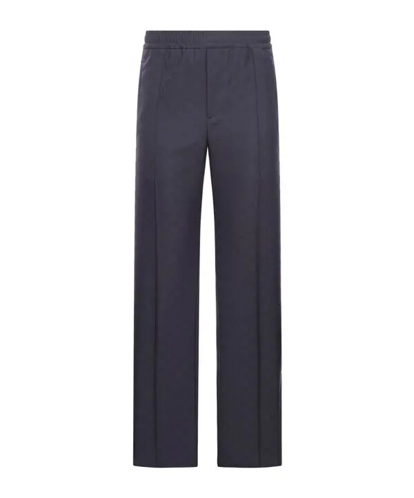 Gucci Monogrammed Straight-leg Pants