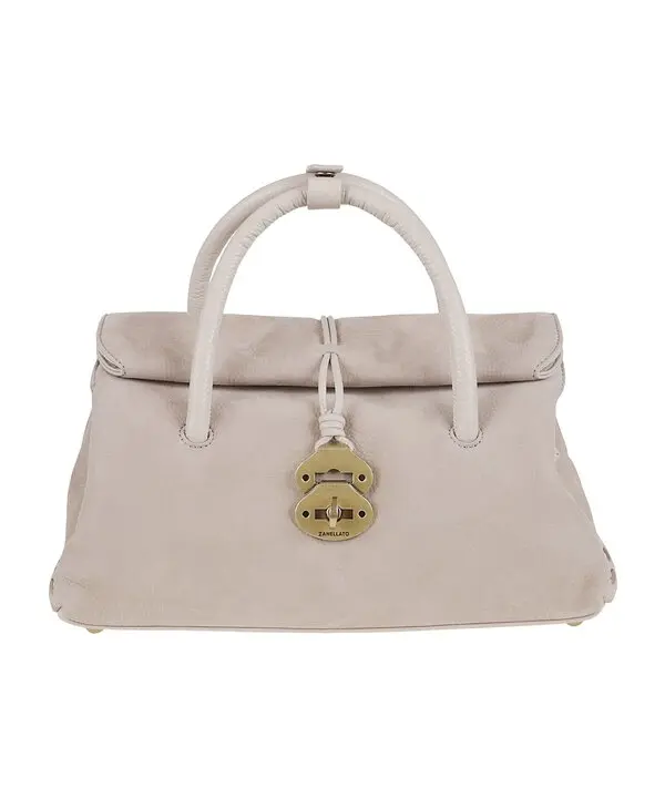 ZANELLATO Top Handle Handbag - Nude