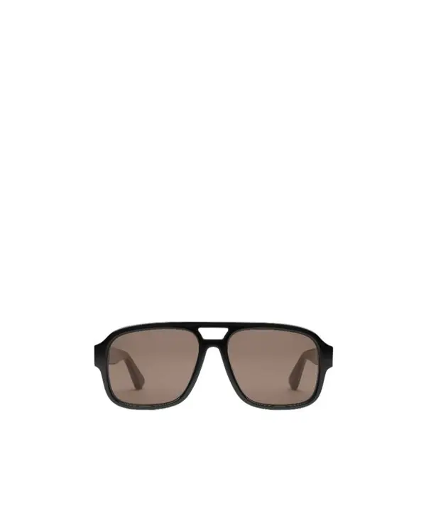 Gucci Navigator Frame Sunglasses - Gray
