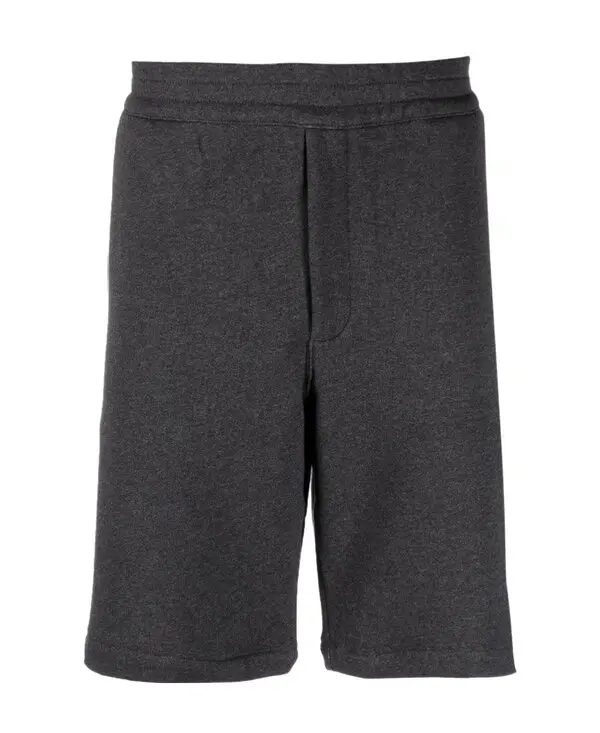 Alexander McQueen Straight Leg Track Shorts - Black