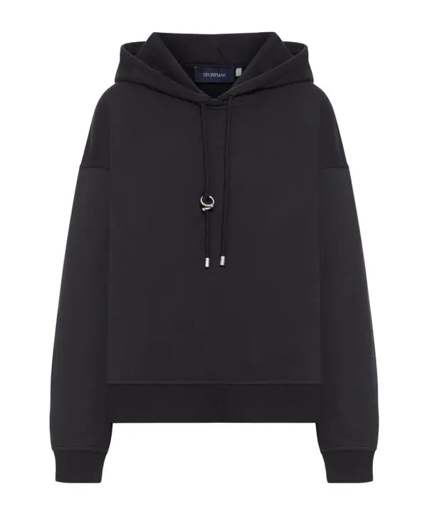 Sportmax Urna Drawstring Hoodie - Black
