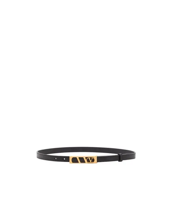 Valentino Garavani Vlogo Signature Belt - Black