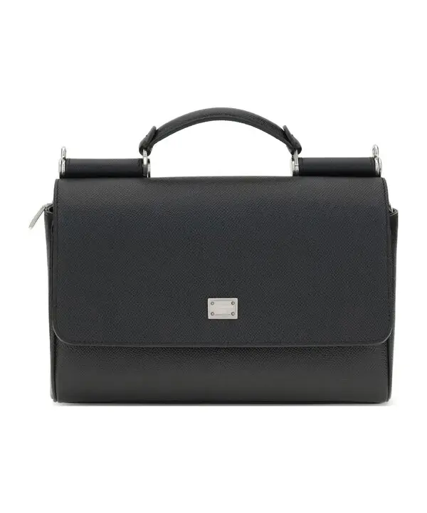 Dolce & Gabbana Leather Top-handle Bag - Black