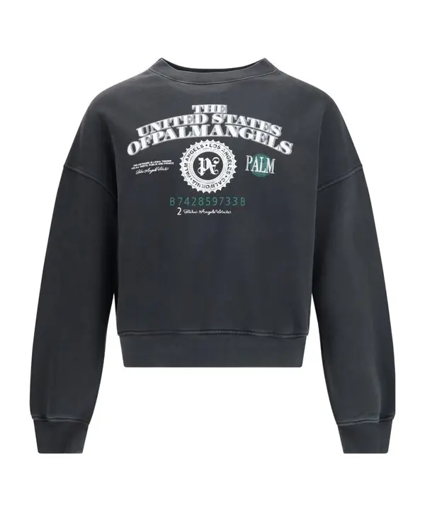 Palm Angels The United States Of Palmangels" Printed Sweatshirt