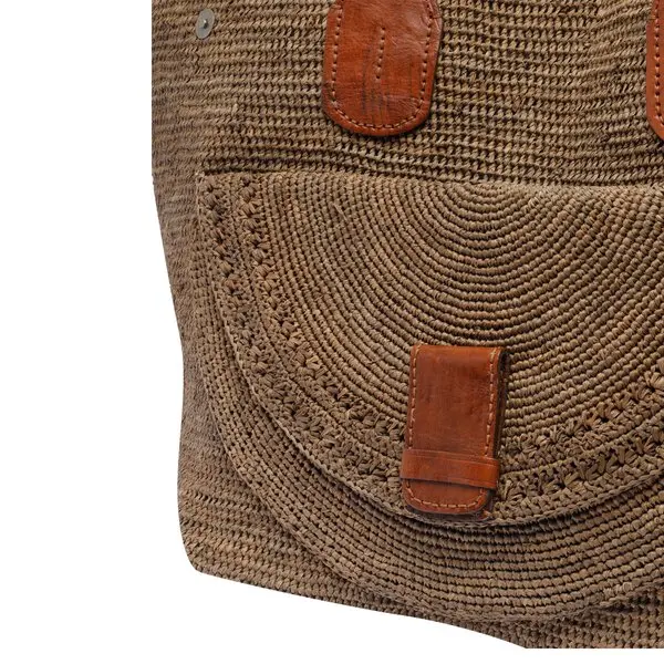 IBELIV Laza Ii Woven Tote Bag - Brown