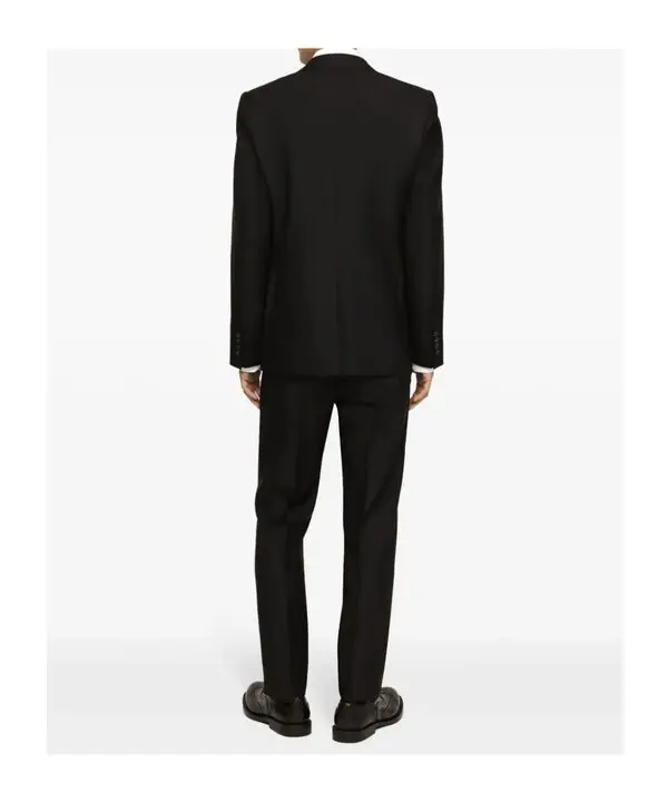 Dolce & Gabbana Single-breasted Wool-silk Suit - Midnight Blue