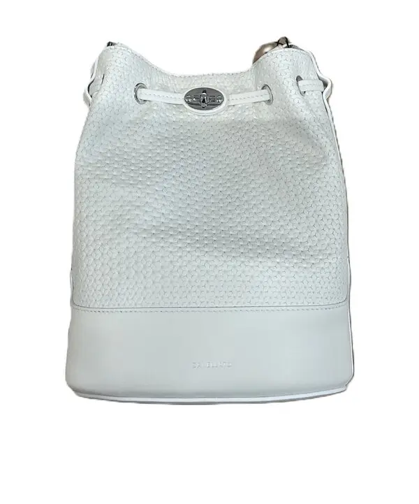 ZANELLATO Twist-lock Small Bucket Bag - White