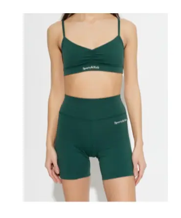 SPORTY  RICH Sporty Rich Logo Strappy Performance Bra
