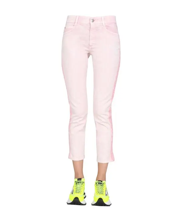 Stella McCartney Logo Detailed Slim Fit Jeans