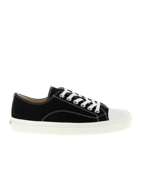 Moschino Edge Lace-up Sneakers - Black