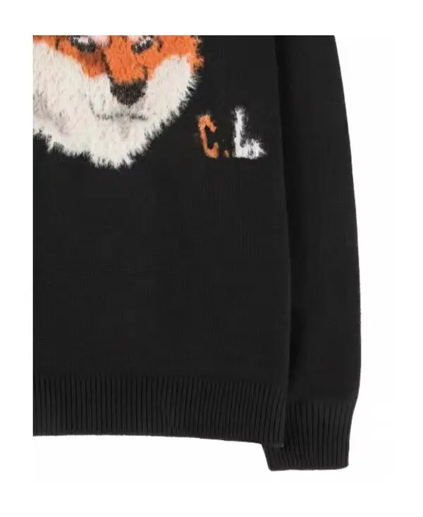 CHARLIE LUCIANO Fox Pattern Pullover