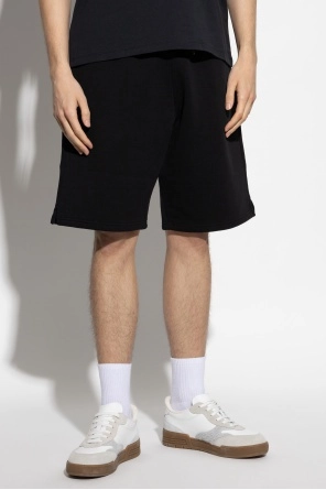 AMI Paris De Coeur Embroidered Shorts