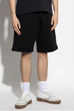 AMI Paris De Coeur Embroidered Shorts