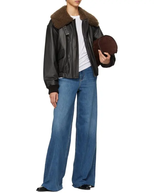 RAG  BONE Rag & Bone High-rise Wide-leg Jeans