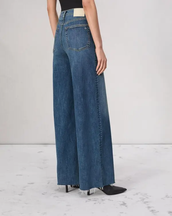 RAG  BONE Rag & Bone High-rise Wide-leg Jeans