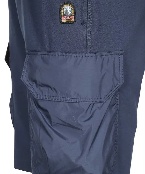 PARAJUMPERS Logo Cargo Shorts - Blue