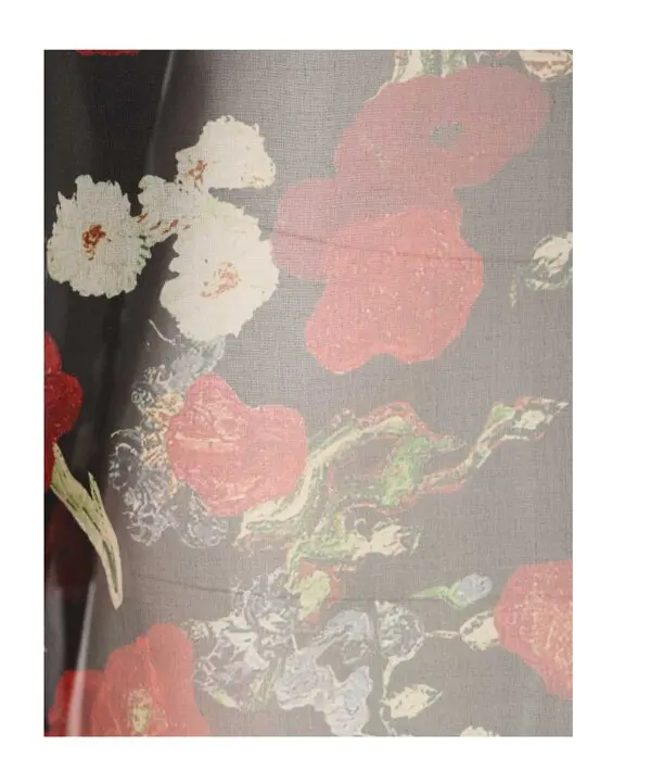 Khaite Floral Printed Long Sleeve Shirt