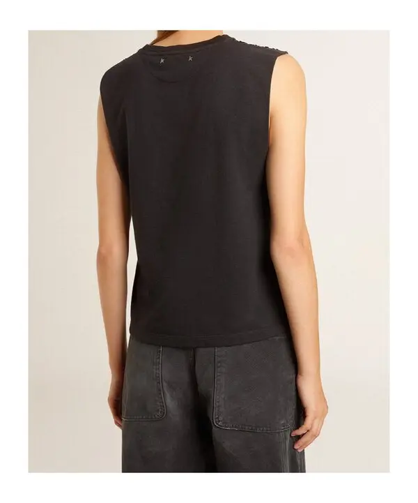 GOLDEN GOOSE Sleeveless Beaded Top