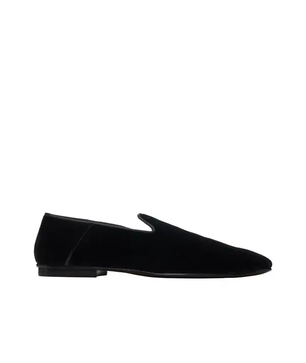 TOM FORD Steven Velvet Slip-on Loafers