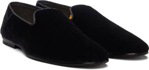 TOM FORD Steven Velvet Slip-on Loafers