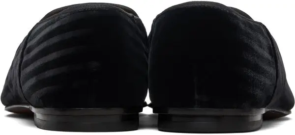 TOM FORD Steven Velvet Slip-on Loafers
