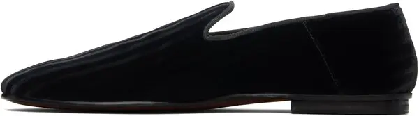 TOM FORD Steven Velvet Slip-on Loafers