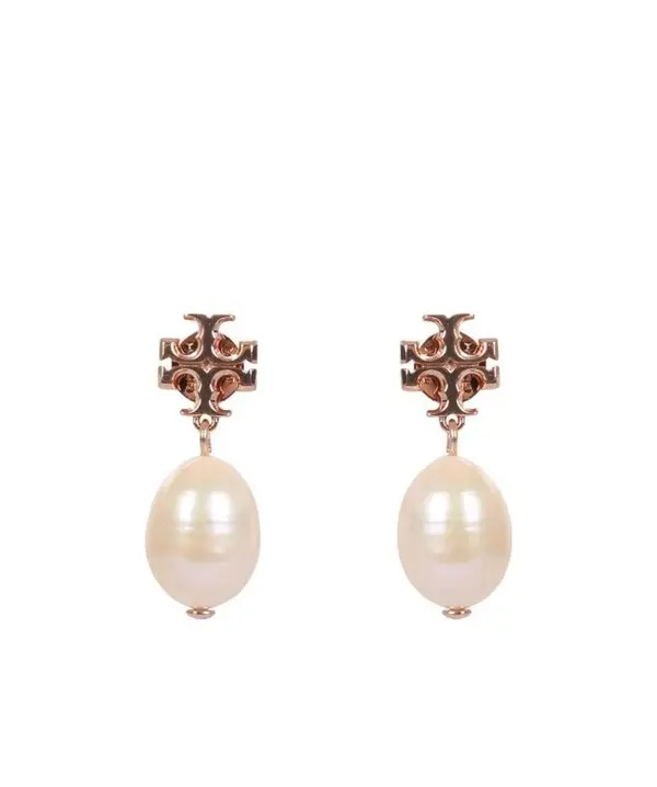 Tory Burch Kira Pearl Drop Earrings - Yellow