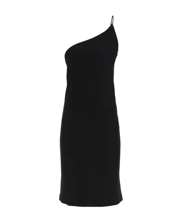 Dsquared2 One Shoulder Mini Dress - Black