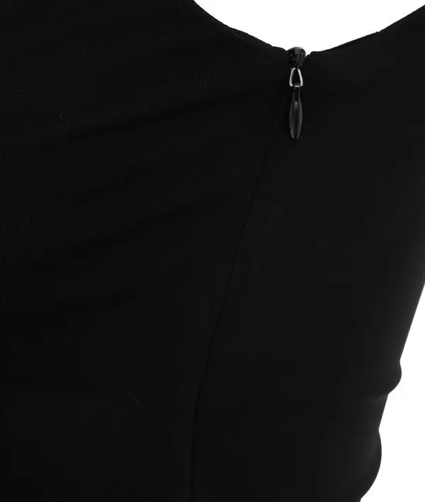 Dsquared2 One Shoulder Mini Dress - Black