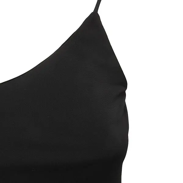 Dsquared2 One Shoulder Mini Dress - Black
