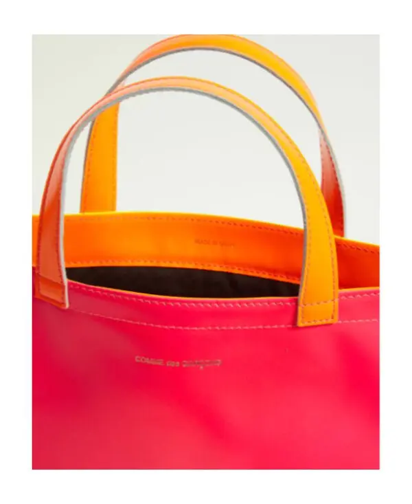 Comme Des Garçons Super Fluorescent Tote Bag - Orange