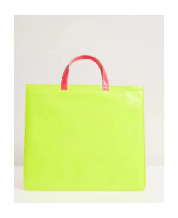 Comme Des Garçons Super Fluorescent Tote Bag - Orange