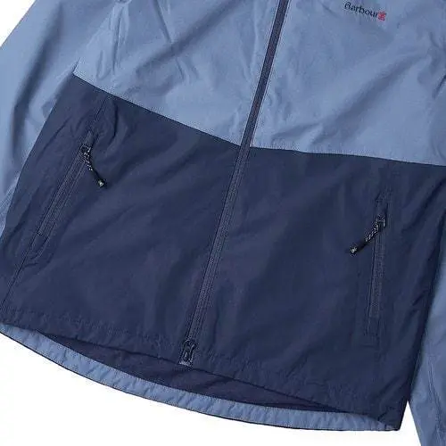 Barbour Long-sleeved Hooded Zip-up Jacket With Logo Detail