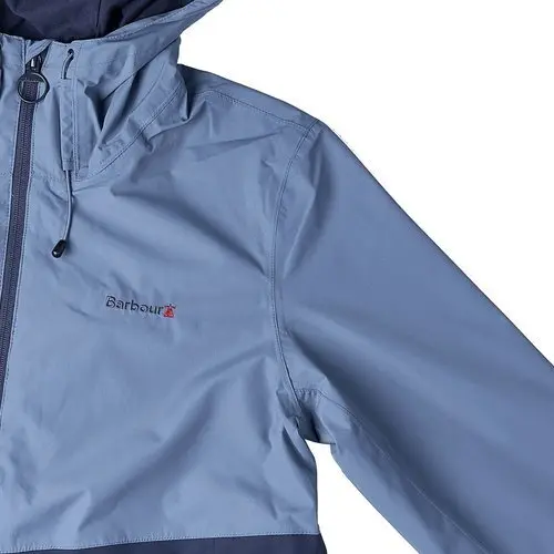 Barbour Long-sleeved Hooded Zip-up Jacket With Logo Detail