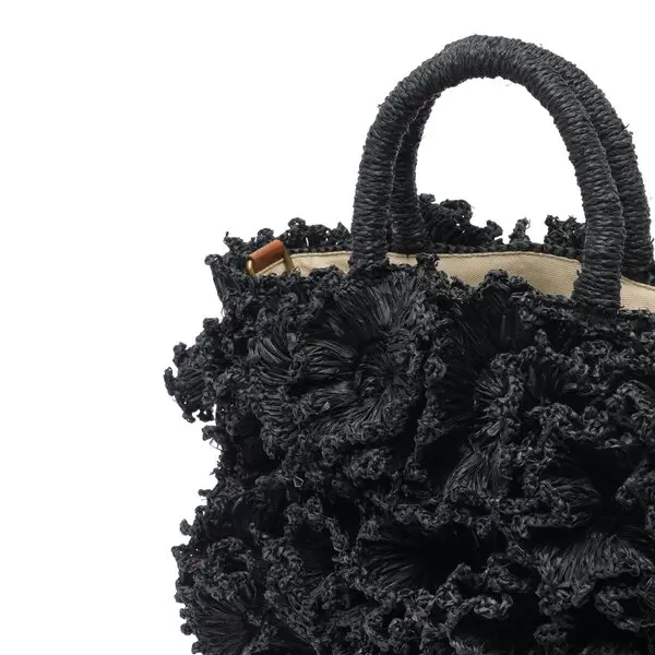 IBELIV 3d Embellished Handbag - Black