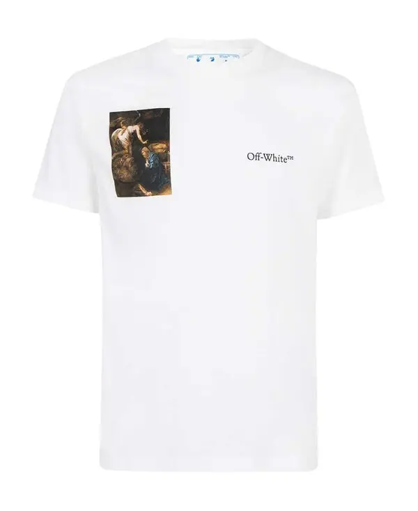 Off-White Caravaggio Lute-print T-shirt - Black
