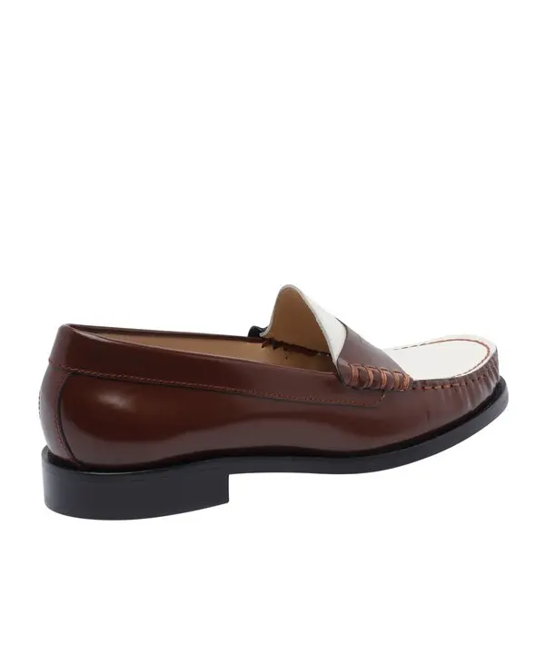 STUART WEITZMAN Round Toe Loafers - Brown