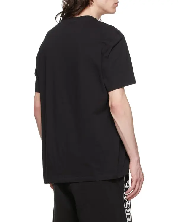 Versace Slogan Logo-print T-shirt