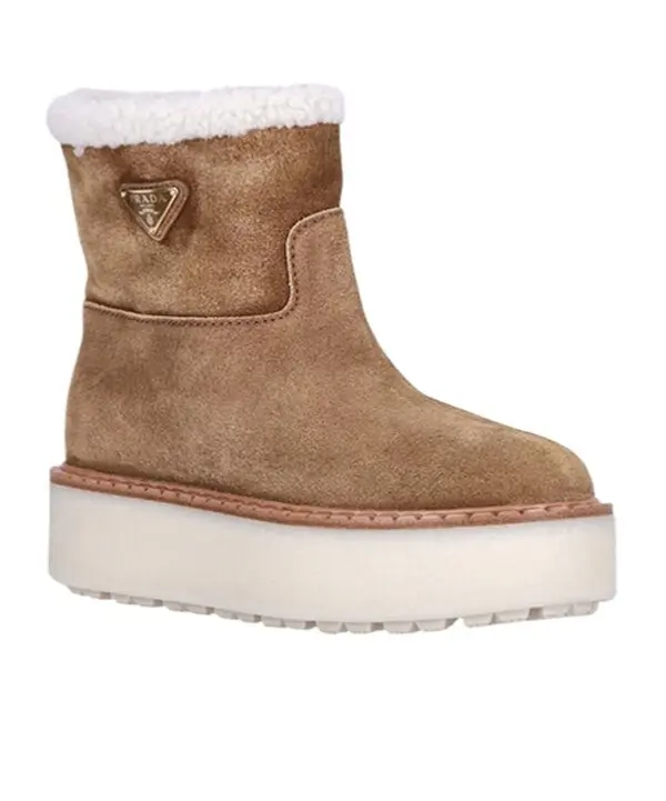 Prada Logo Short Boots