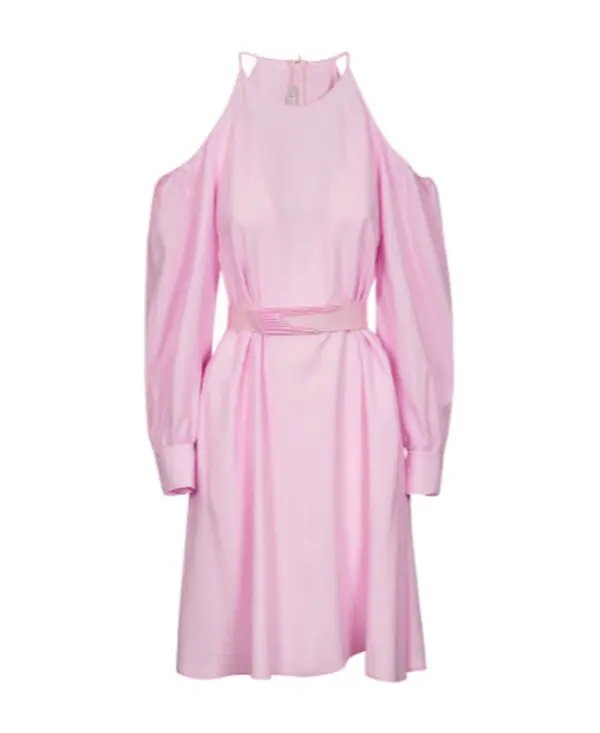 Stella McCartney Off-shoulder Midi Dress - Pink