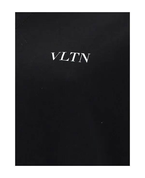 Valentino Garavani Long Sleeve Crewneck Sweatshirt With Logo Detail