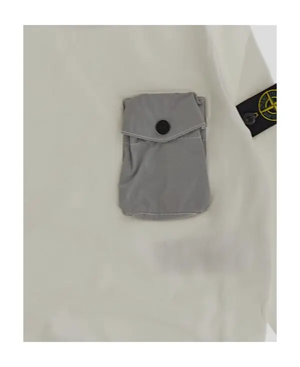 Stone Island Compass Contrasting Pocket T-shirt