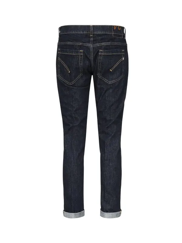 DONDUP Stretch Low-rise Jeans - Black