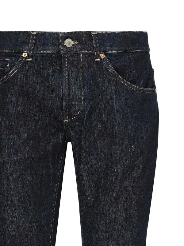 DONDUP Stretch Low-rise Jeans - Black