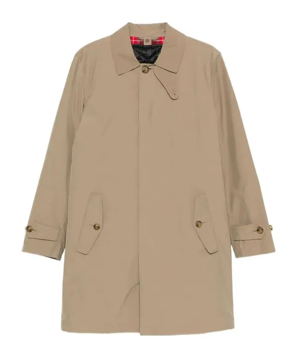 BARACUTA G10 Detachable Collar Coat