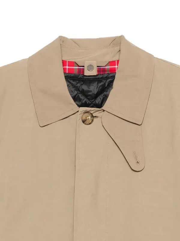 BARACUTA G10 Detachable Collar Coat