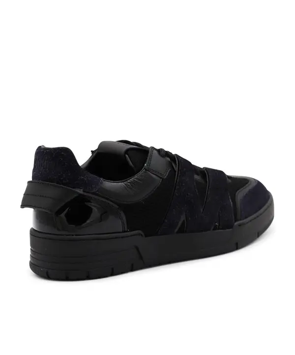 Moschino Detailed Sneakers - Black